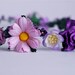 Purple Paper Flower Crown: Handmade Floral Headband - Etsy