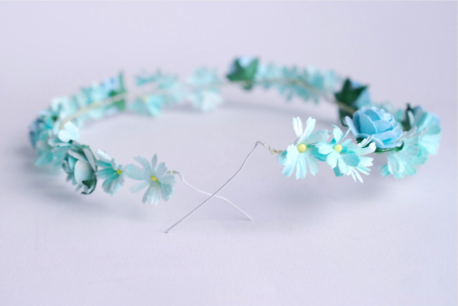 Paper Flower Bridal Flower Crown Headband Daisy and Mini | Etsy