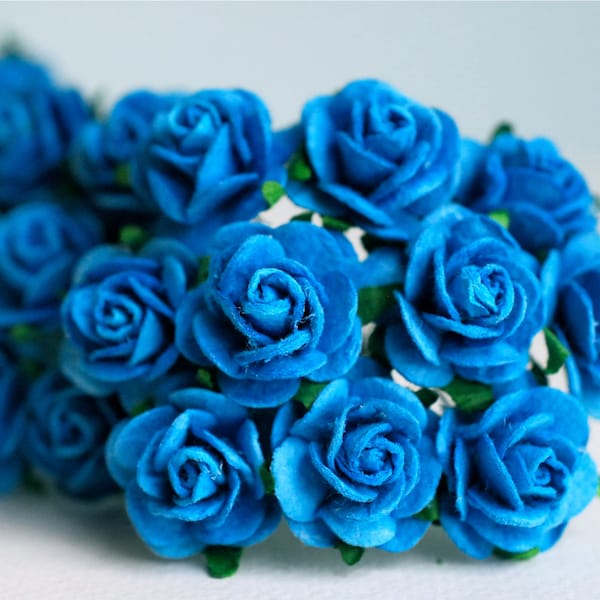 Ocean Blue Roses - Etsy