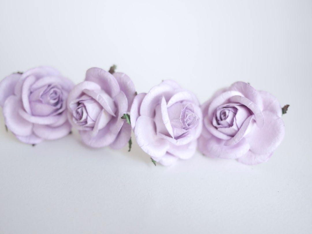 Paper Flower, 20 Pieces Mulberry Centerpiece Rose Size 4.5 Cm., Soft ...