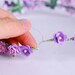 Purple Paper Flower Crown: Handmade Floral Headband - Etsy