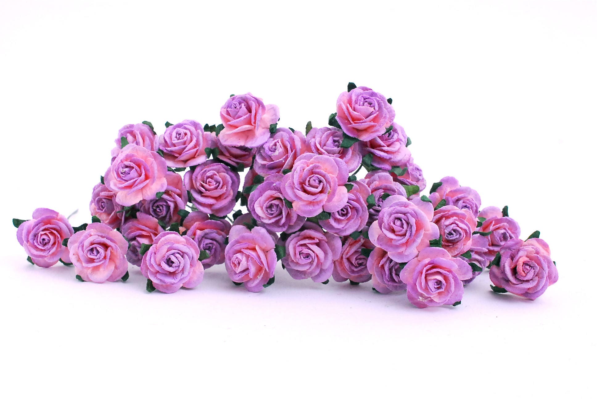 ON SALESmall Paper Flower 50 pieces mini rose size 2 cm. | Etsy