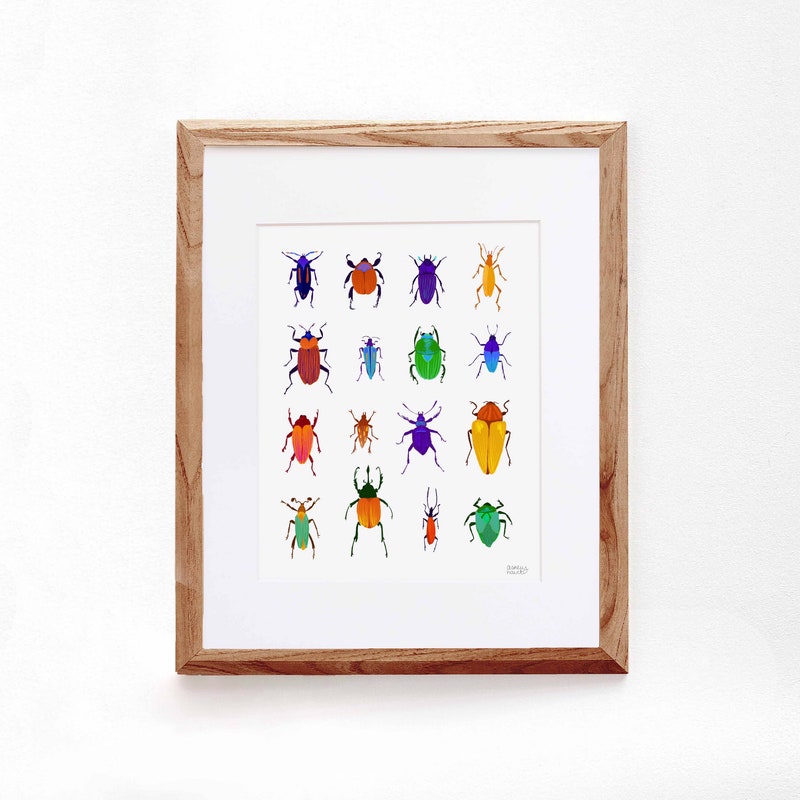 Beetle Print - Etsy