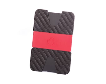 Wallet carbon fiber wallet and credit card holder minimalist | Etsy