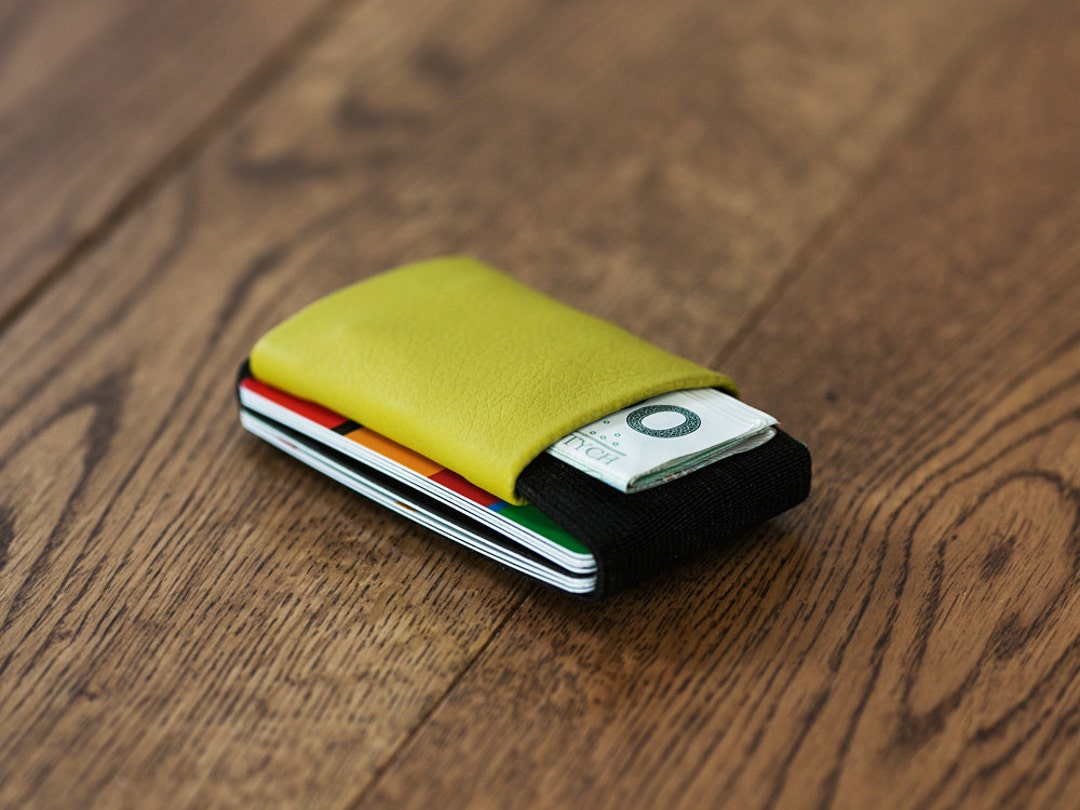 Faux Leather Wallet, Sim Wallet, Minimalist Wallet, Modern Design ...