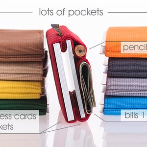 Business Card Holder, Men Elastic Wallet, Unisex Wallet, Practical ...