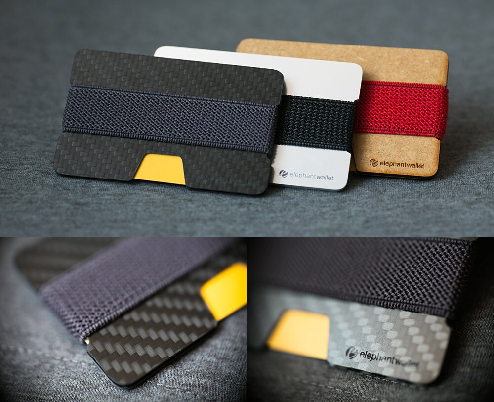 Carbon Fiber Wallet Credit Card Wallet Women and Men Wallet - Etsy