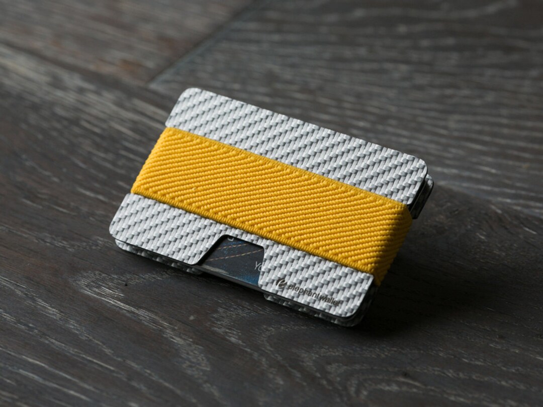 White Carbon Wallet Credit Card Holder Carbon Fiber Wallet - Etsy