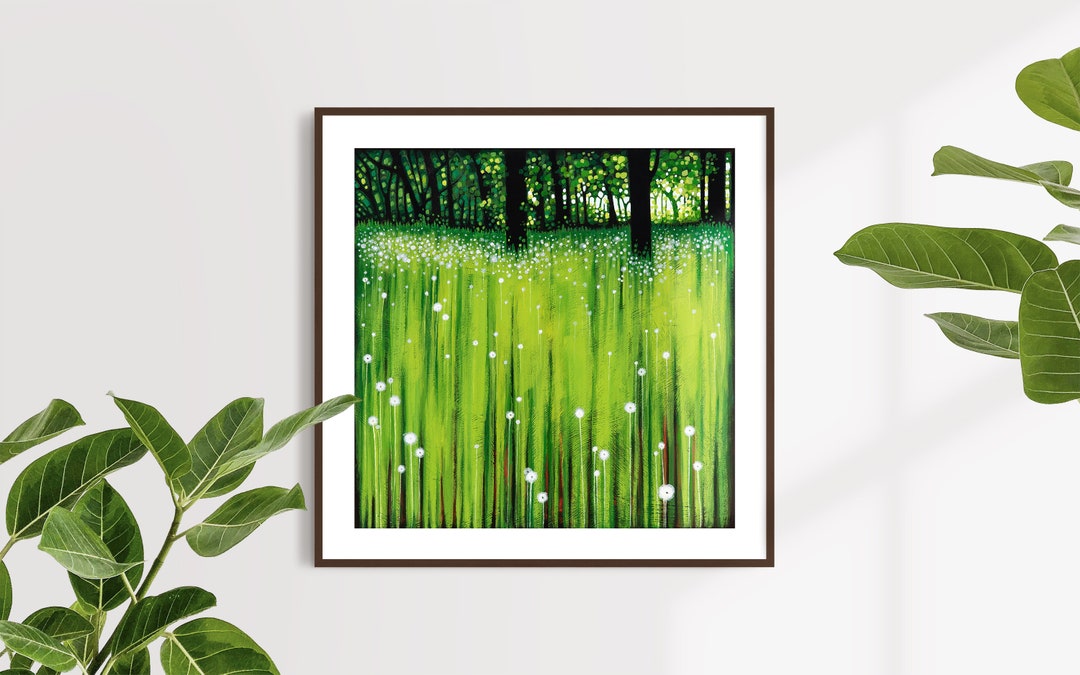 Summer Trees No.1, Fine Art Print of Original Oil Painting by Isle of ...