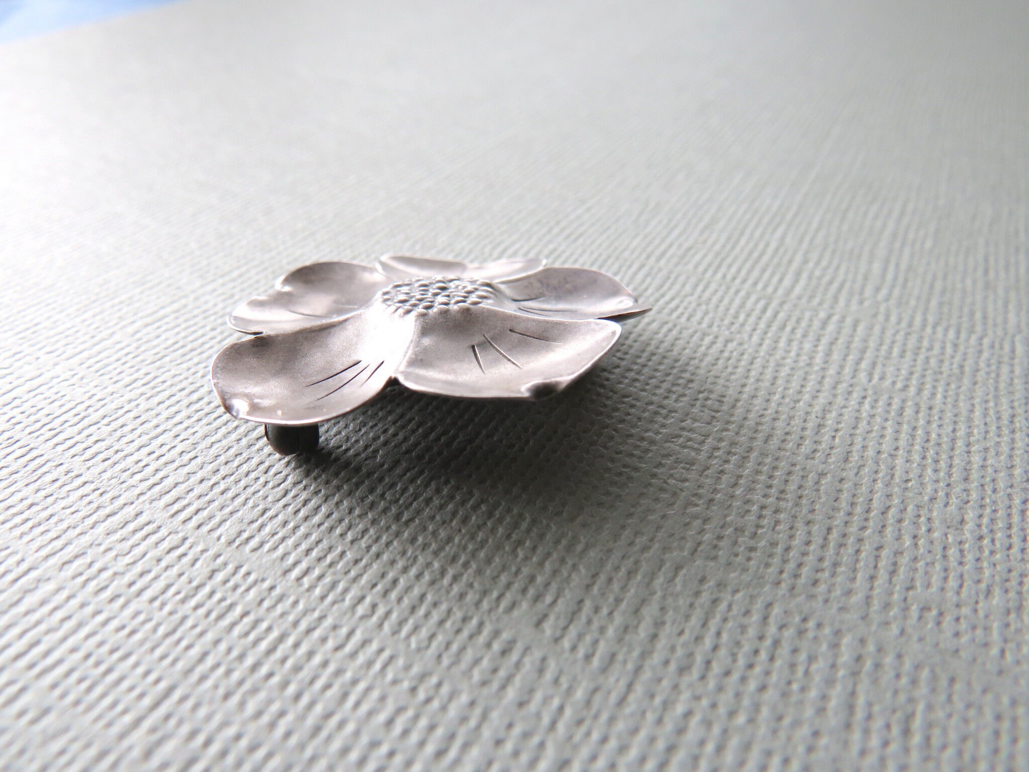 STUART NYE Small Sterling Silver Cherokee Rose Brooch - Etsy