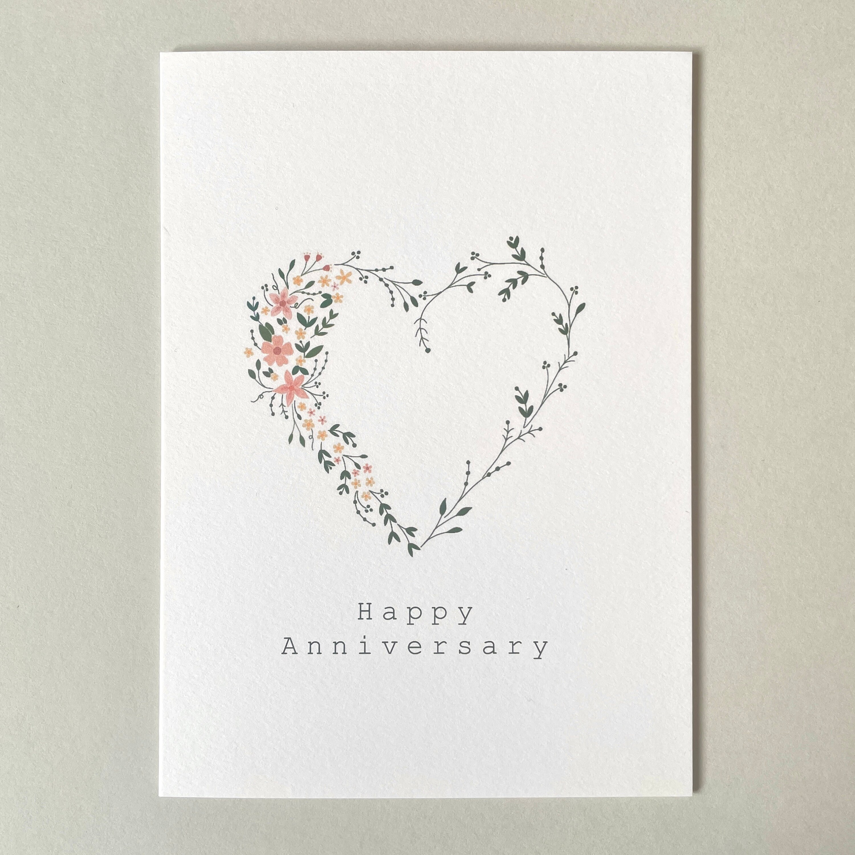 Simple Handmade Anniversary Card
