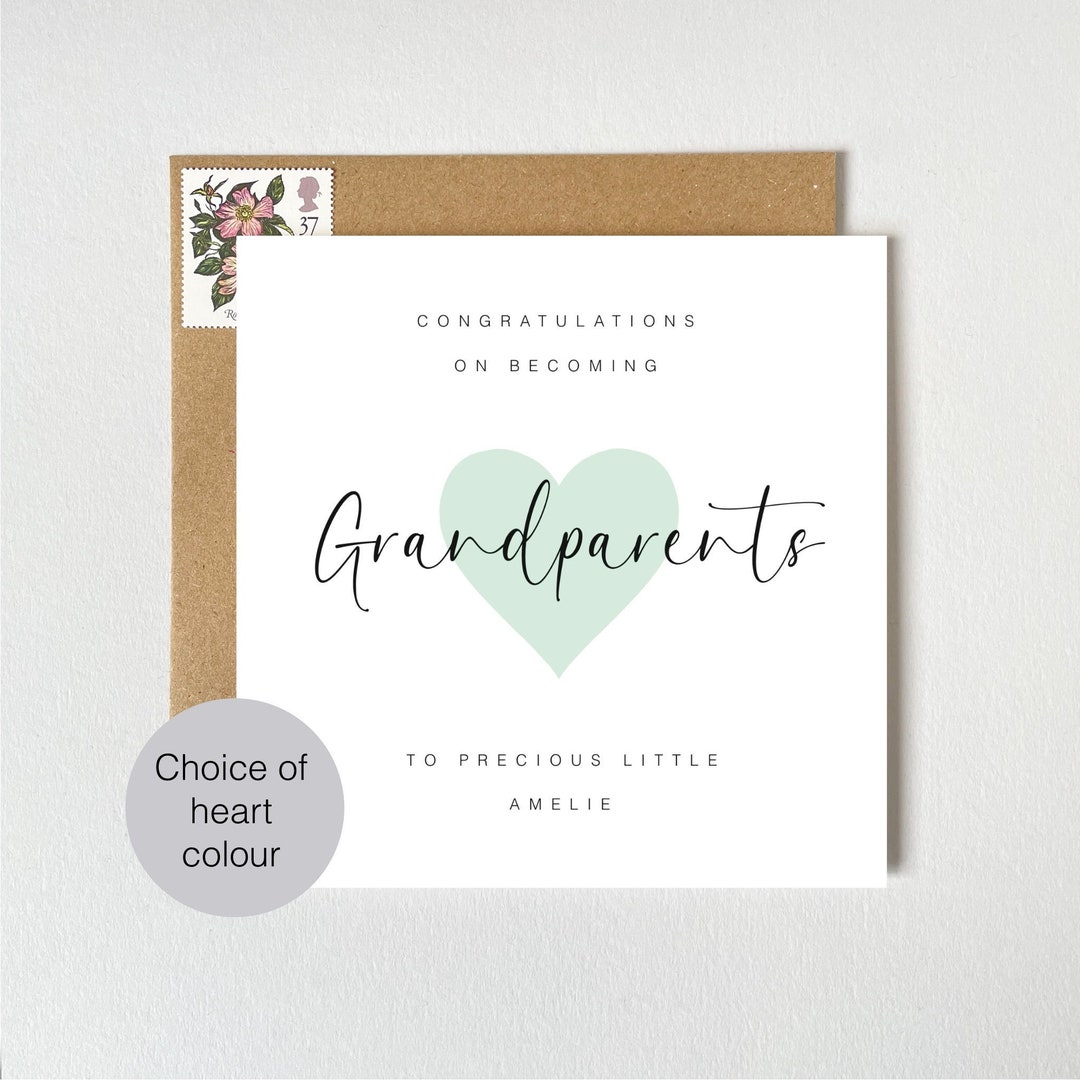 Personalised Congratulations on Becoming a New Grannie Card, New ...