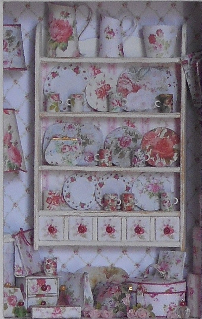 ROSIE, ROSIE - Miniature Shabby Chic Shop Window in 1/12th Scale - Etsy