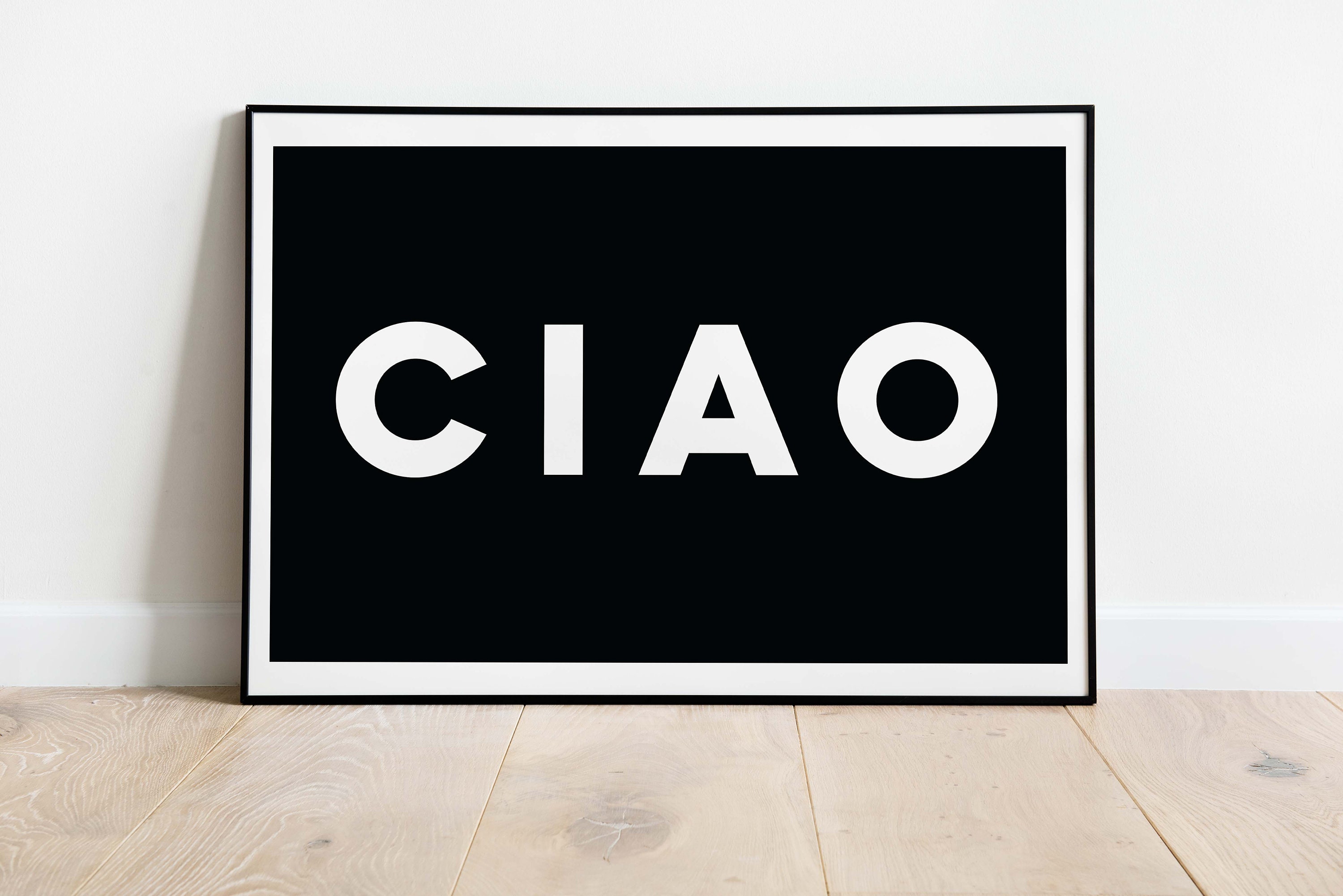 CIAO Poster - Instant Download - Hello in Italian - Modern Wall Art ...