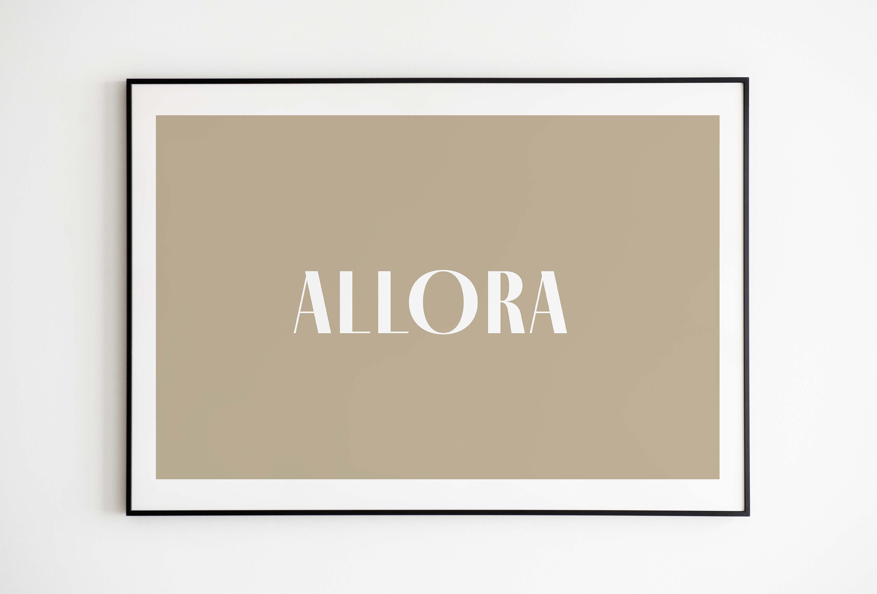 ALLORA Italian Saying Poster - Digital Download 24x36 - Neutral Wall ...