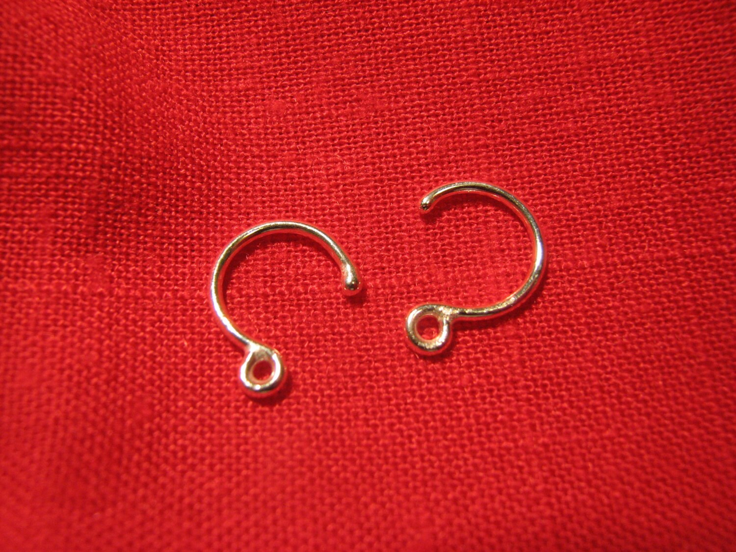 Pair of Basic Non-pierced Open Ring Nipple Rings With Loop - Etsy