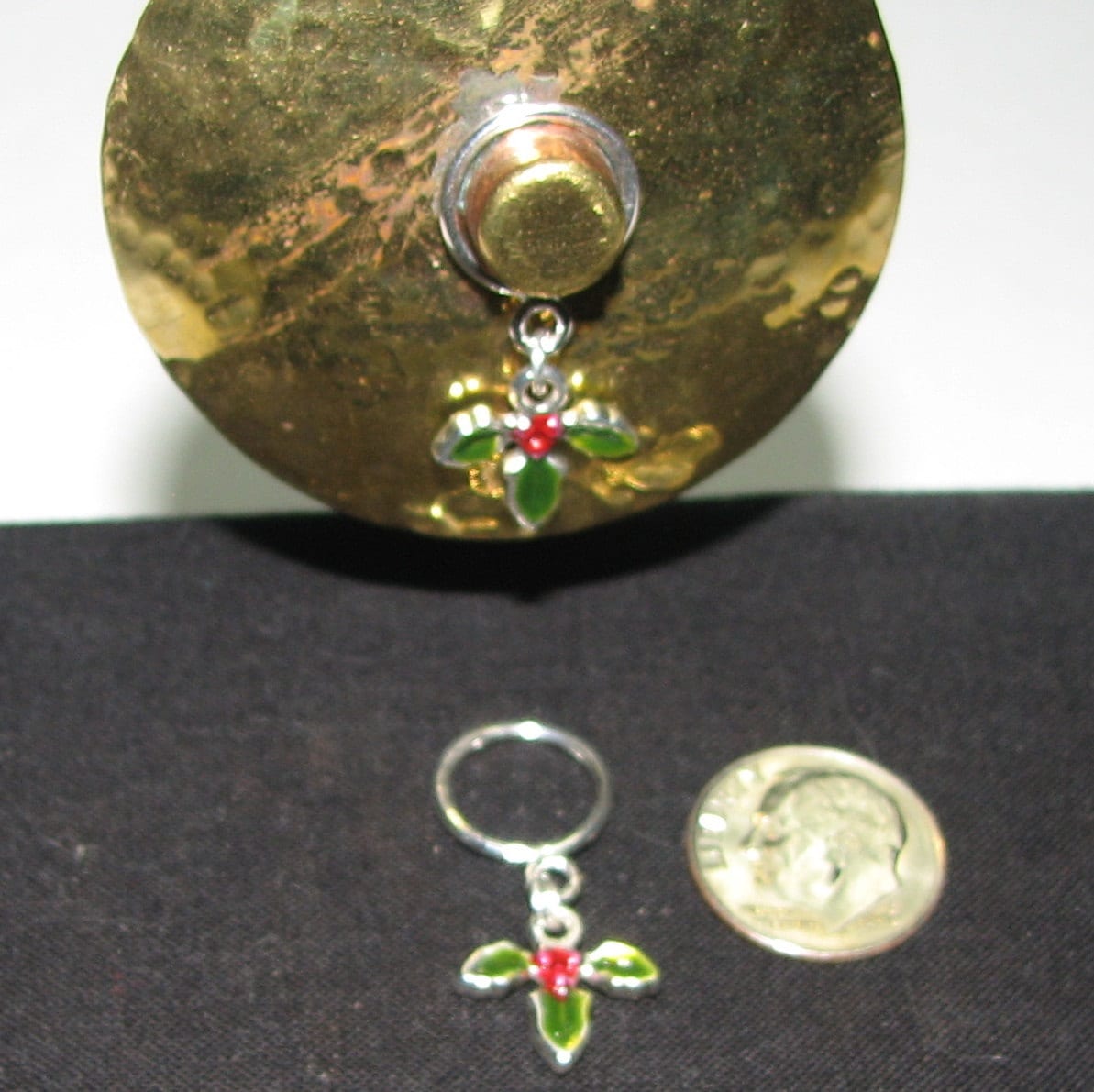 Pair of Hand Made Mistletoe Nipple Rings - Etsy