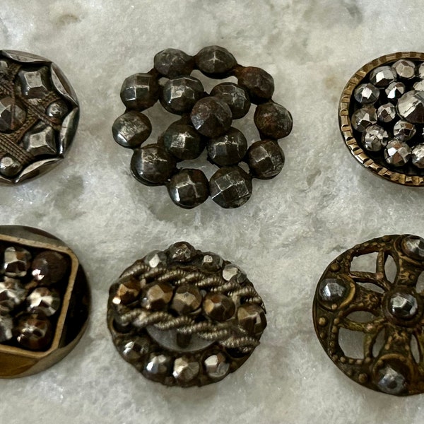 Cut Steel Buttons - Etsy