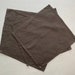 Brown Linen Napkins Set of 4, Washed Daily Table Serving Napkins ...