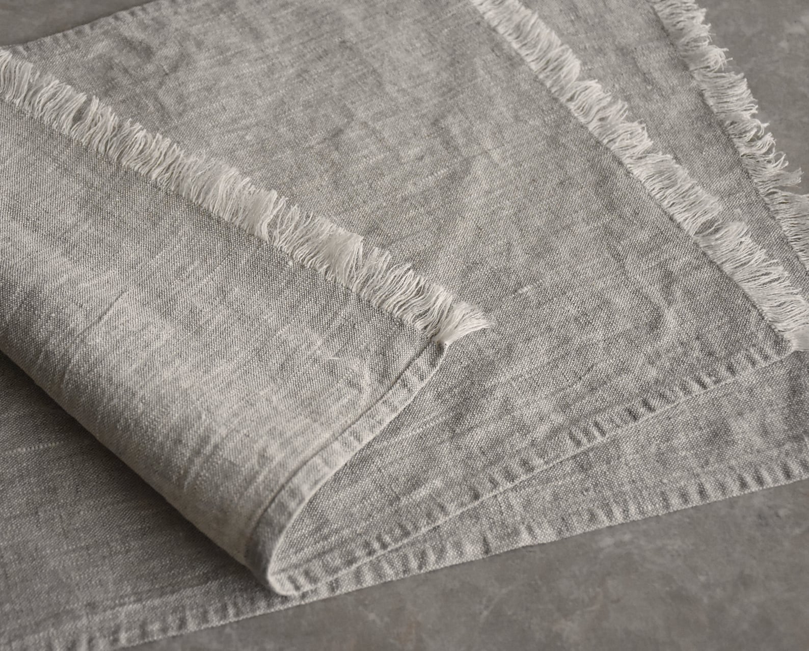 Linen Placemats- Washed Linen Placemats- Rough Linen- Rustic Placemats ...