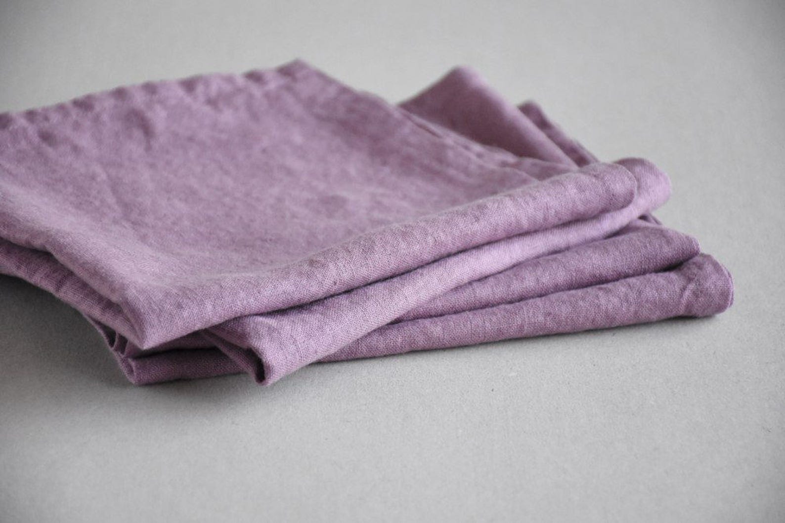 Linen Napkins Table Serving Napkins Set of 20 Softened Lilac - Etsy