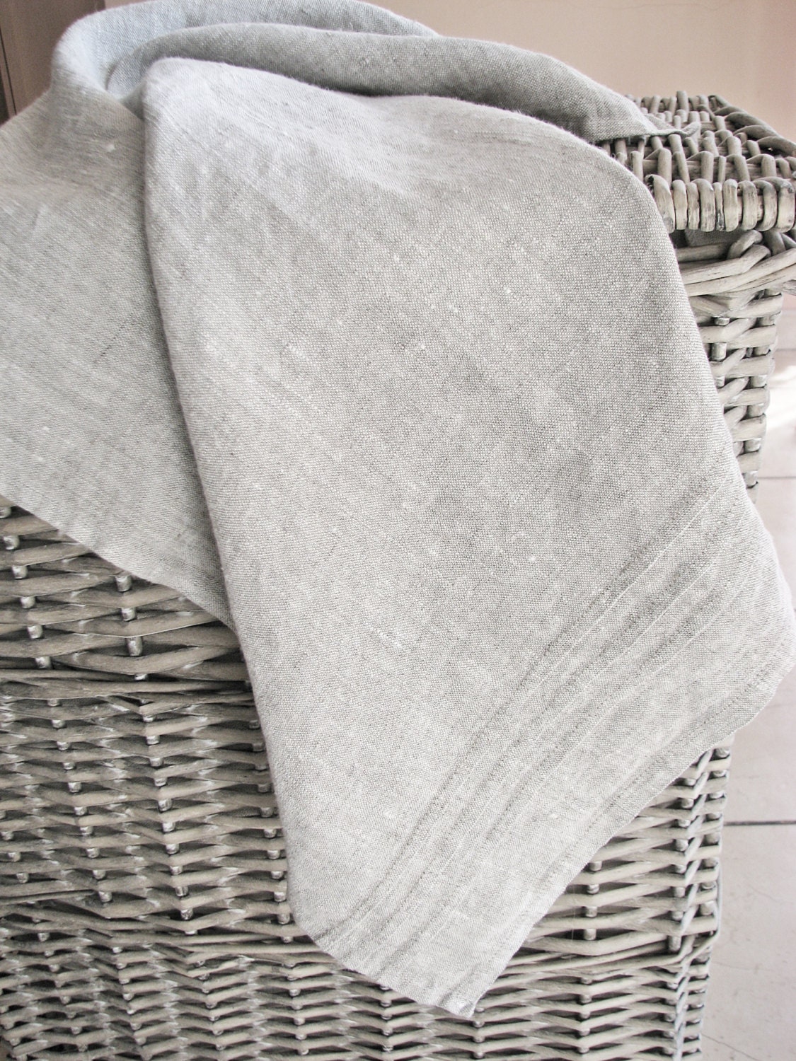 Tea towel linen dish towel prewashed softened kitchen | Etsy