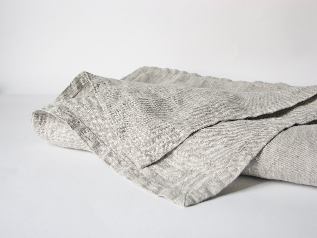 Classic Linen Square Tablecloth for Dining/ Kitchen Table Serving- Eco ...