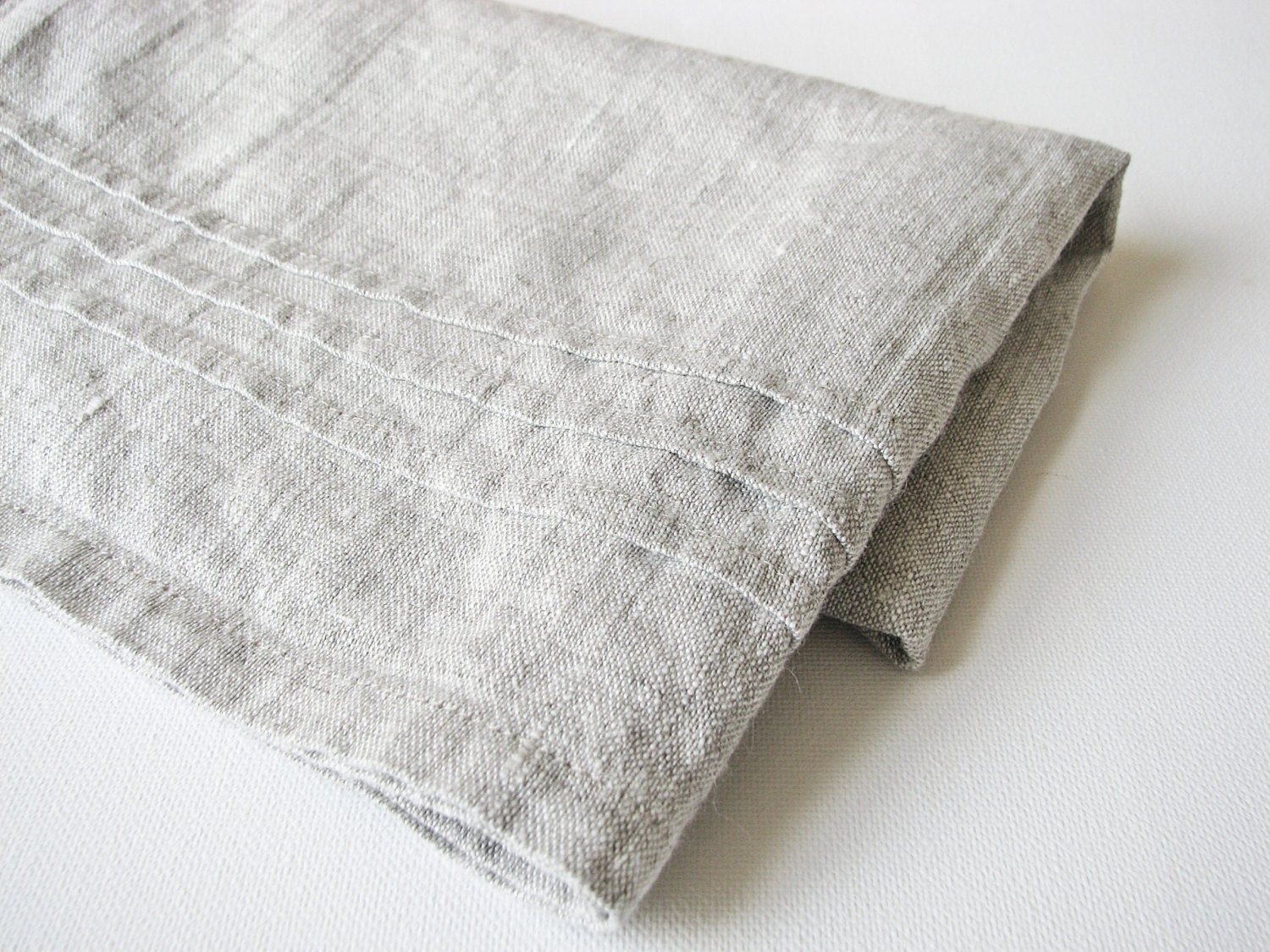 Tea towel linen dish towel prewashed softened kitchen | Etsy