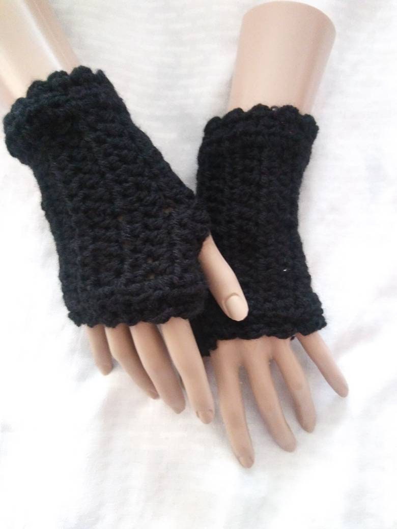 Fingerless Wrister Gloves - Etsy