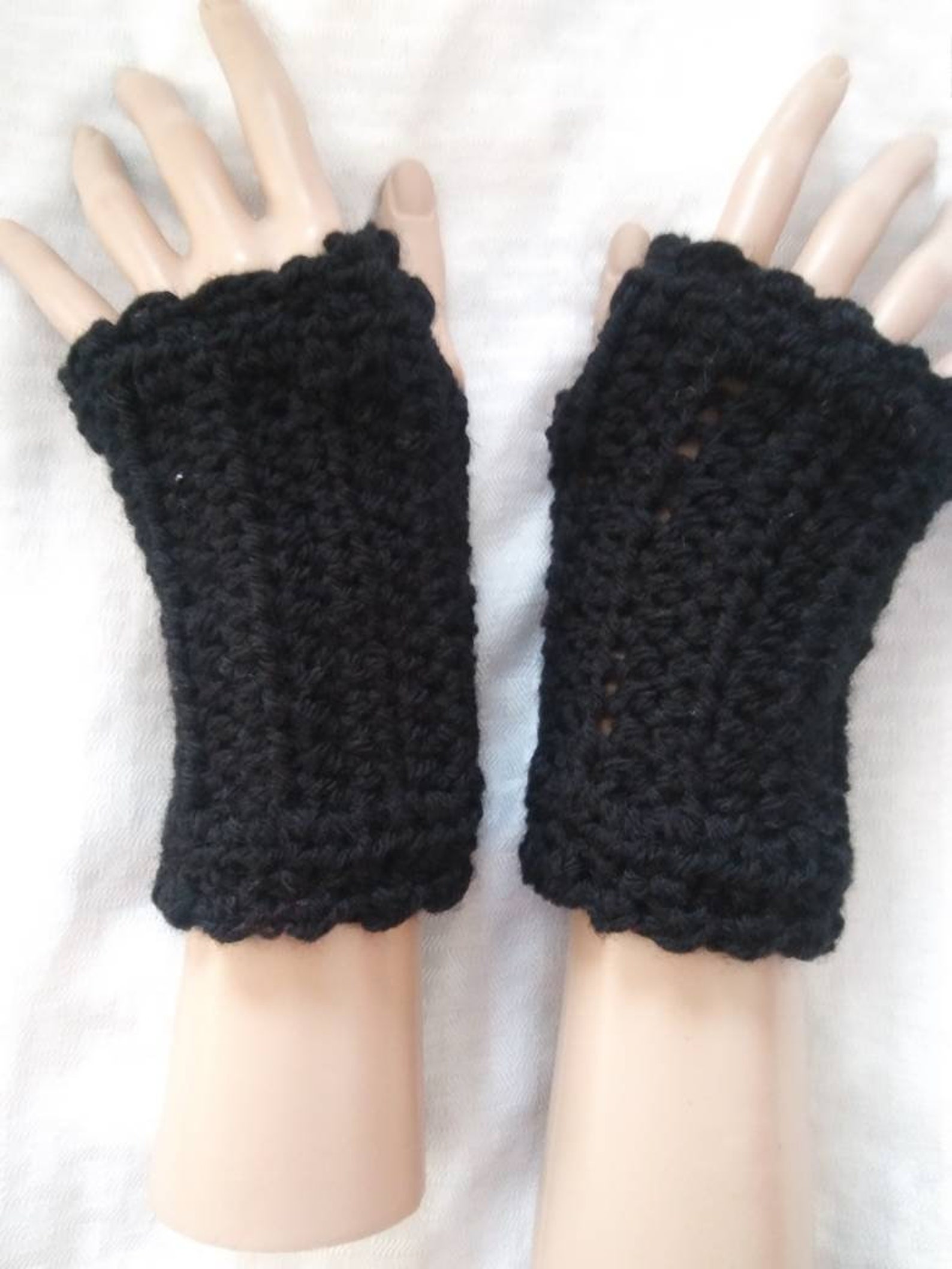 Fingerless Wrister Gloves - Etsy