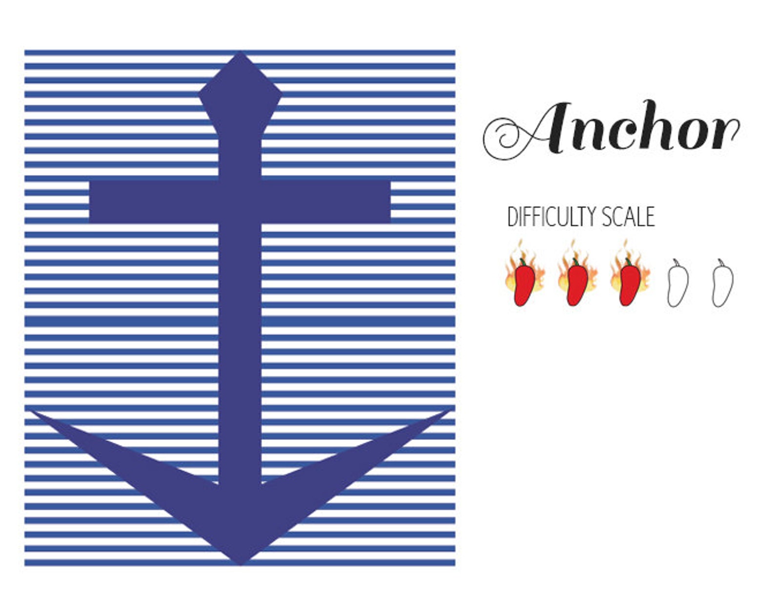 Anchor Paper Pieced Quilt Pattern in PDF - Etsy