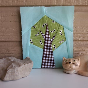 Tree Paper Pieced Quilt Pattern in PDF - Etsy