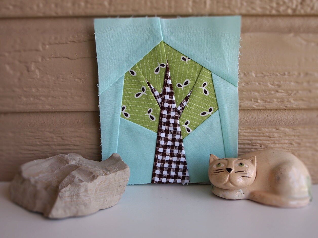Tree Paper Pieced Quilt Pattern in PDF - Etsy Canada