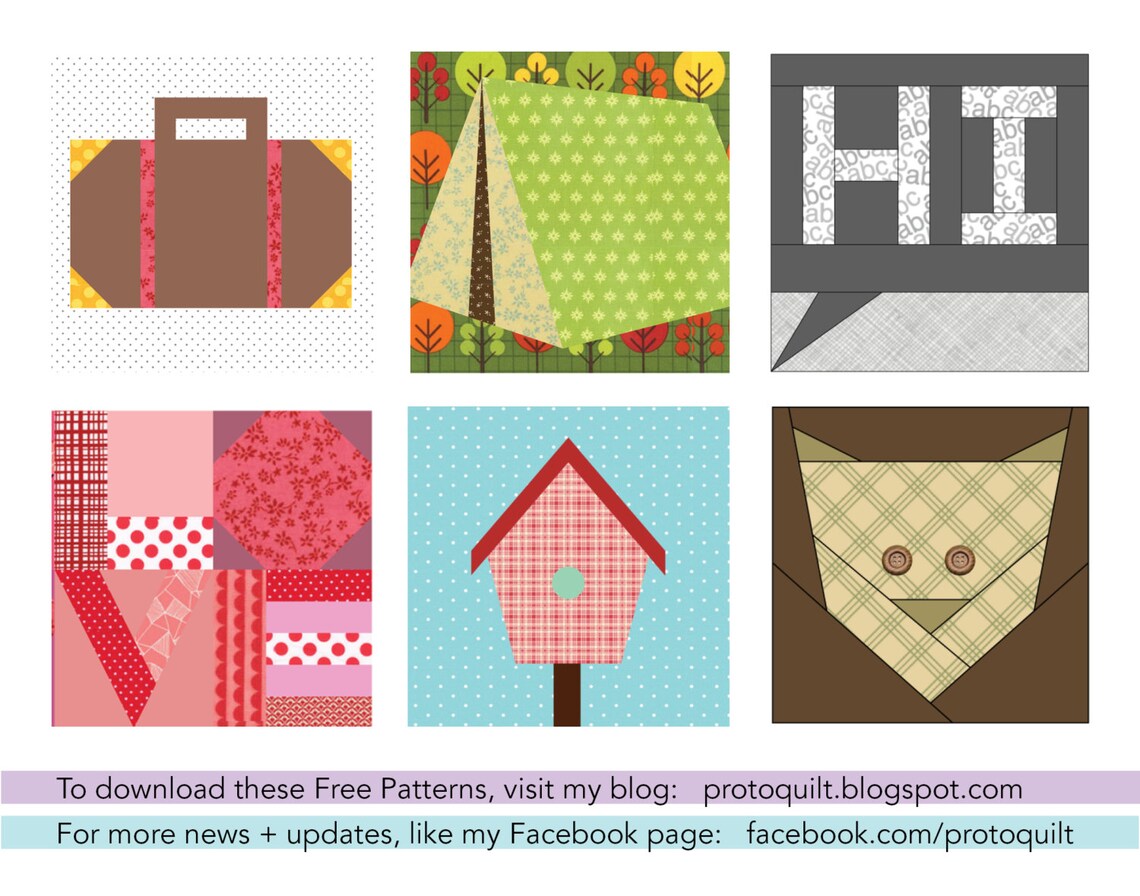 Barn Paper Pieced Quilt Pattern in PDF | Etsy