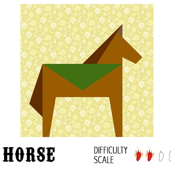 Pieced Horse Quilt - Etsy