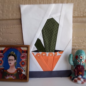 Cactus Paper Pieced Quilt Pattern in PDF - Etsy