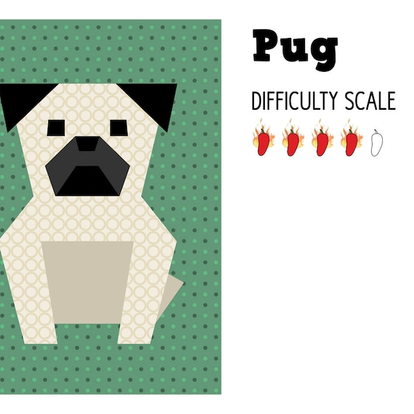 Paper Pieced Dog - Etsy