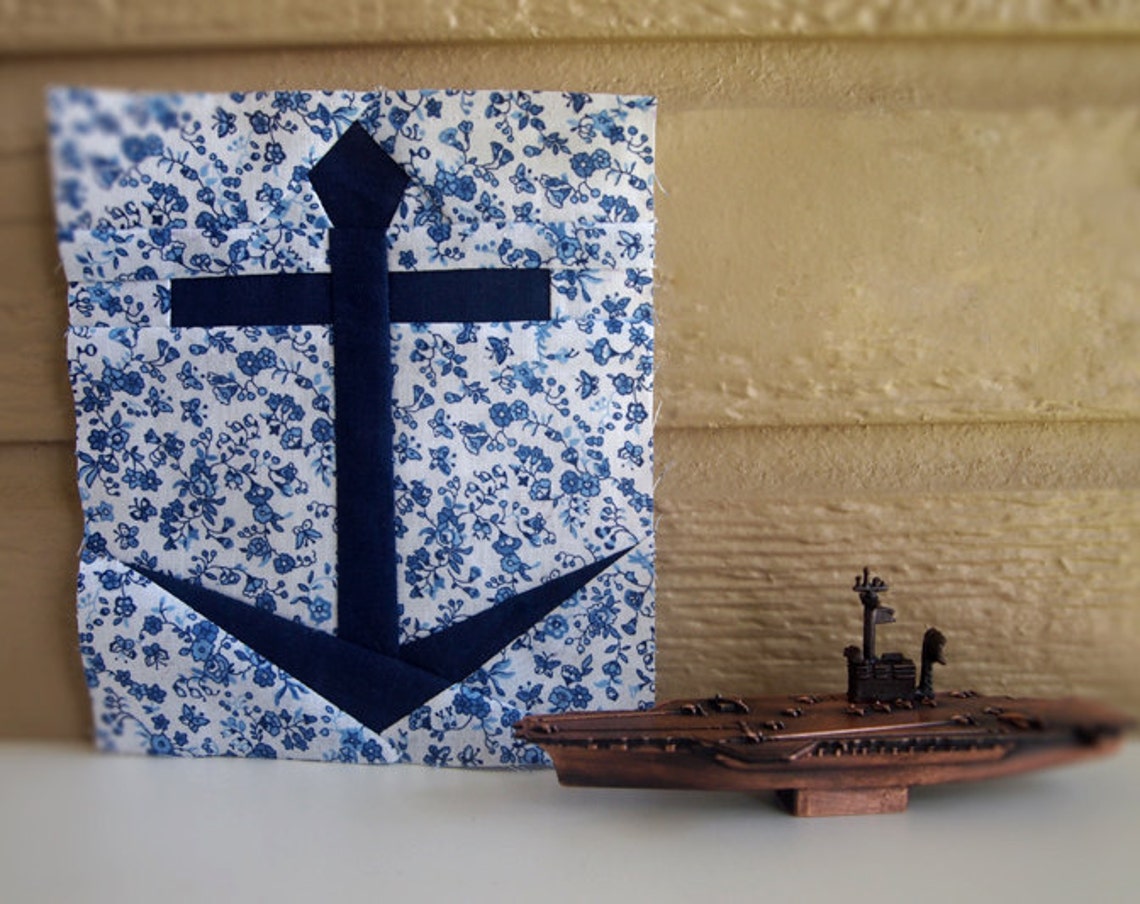 Anchor Paper Pieced Quilt Pattern in PDF - Etsy