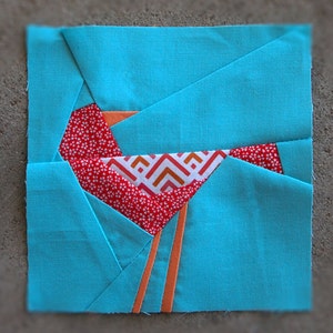 Bird 2 Paper Pieced Quilt Pattern in PDF - Etsy