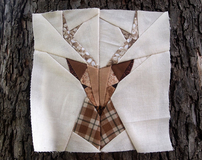 Deer Head Paper Pieced Quilt Pattern in PDF - Etsy