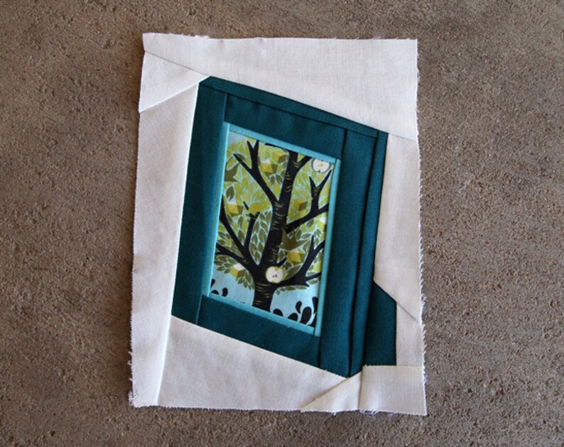 Picture Frame Paper Pieced Quilt Pattern in PDF - Etsy