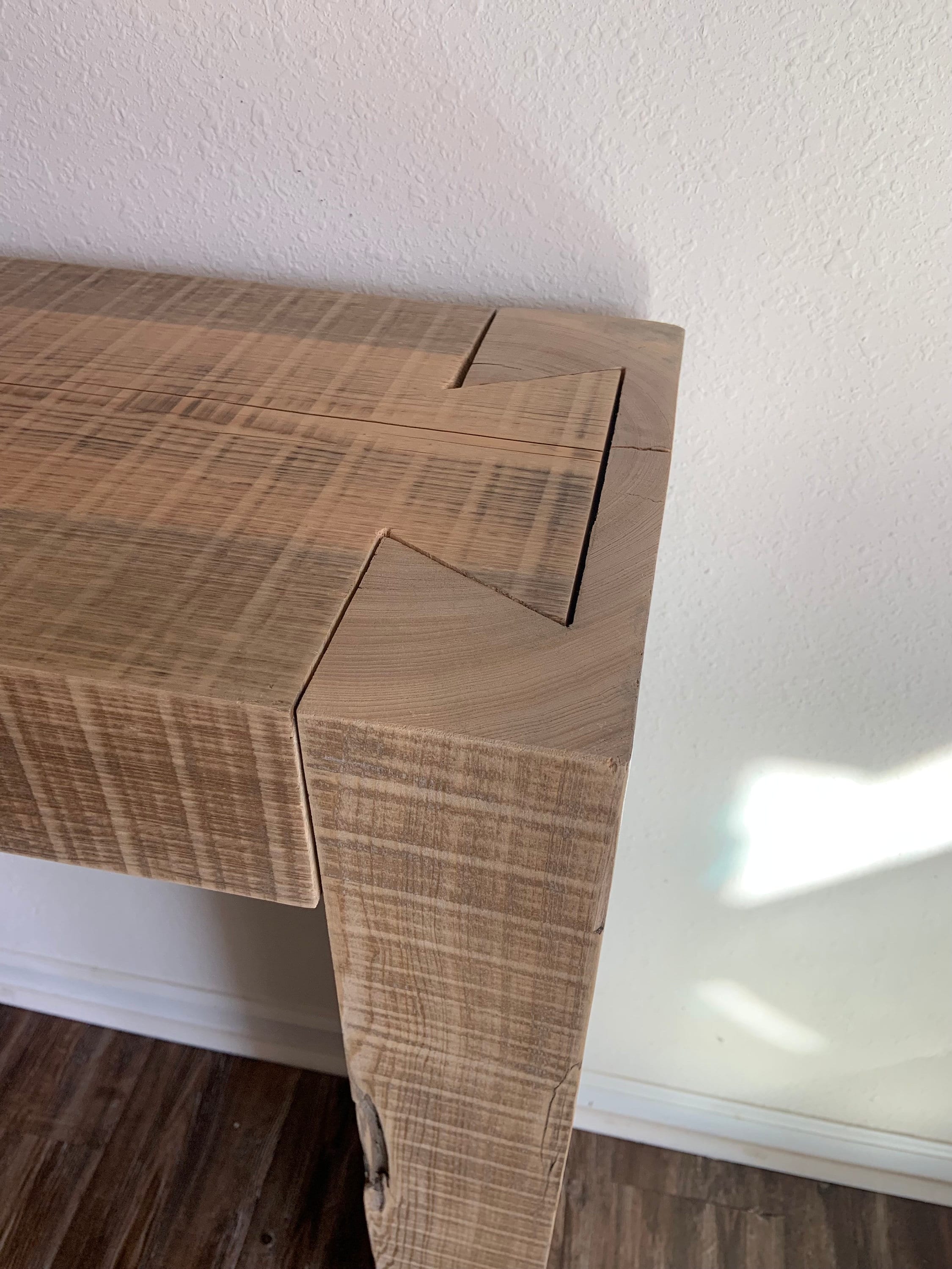 Rustic Cypress Console/entryway Table - Etsy