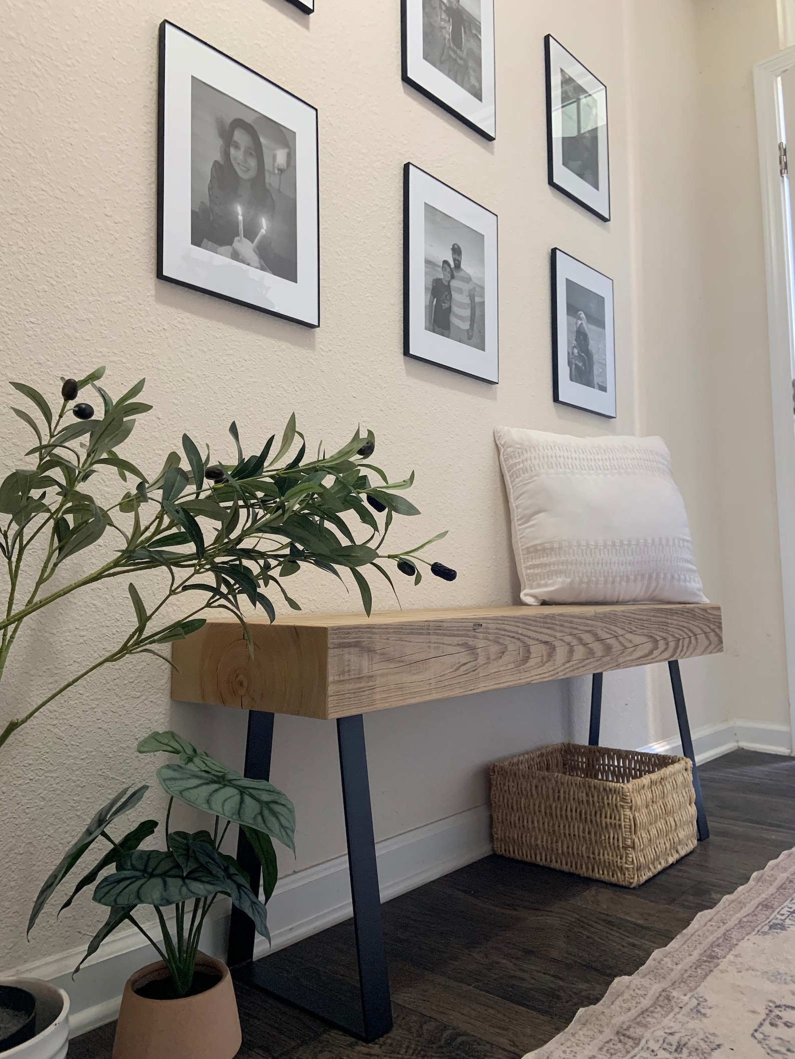 Rustic Cypress Bench | Entryway Bench | Entryway Furniture | Mud Room ...