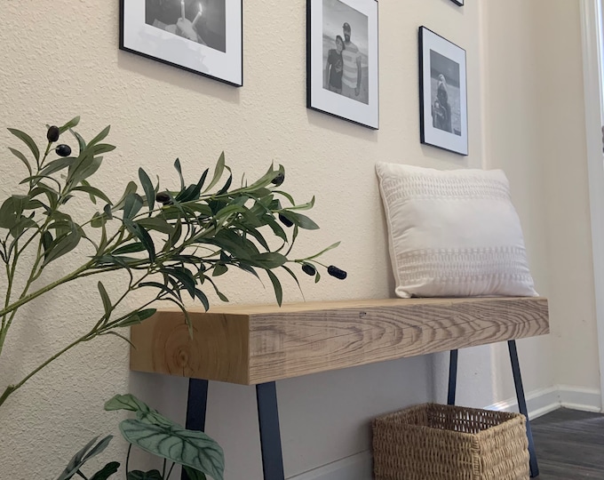 Rustic Cypress Bench | Entryway Bench | Entryway Furniture | Mud Room ...