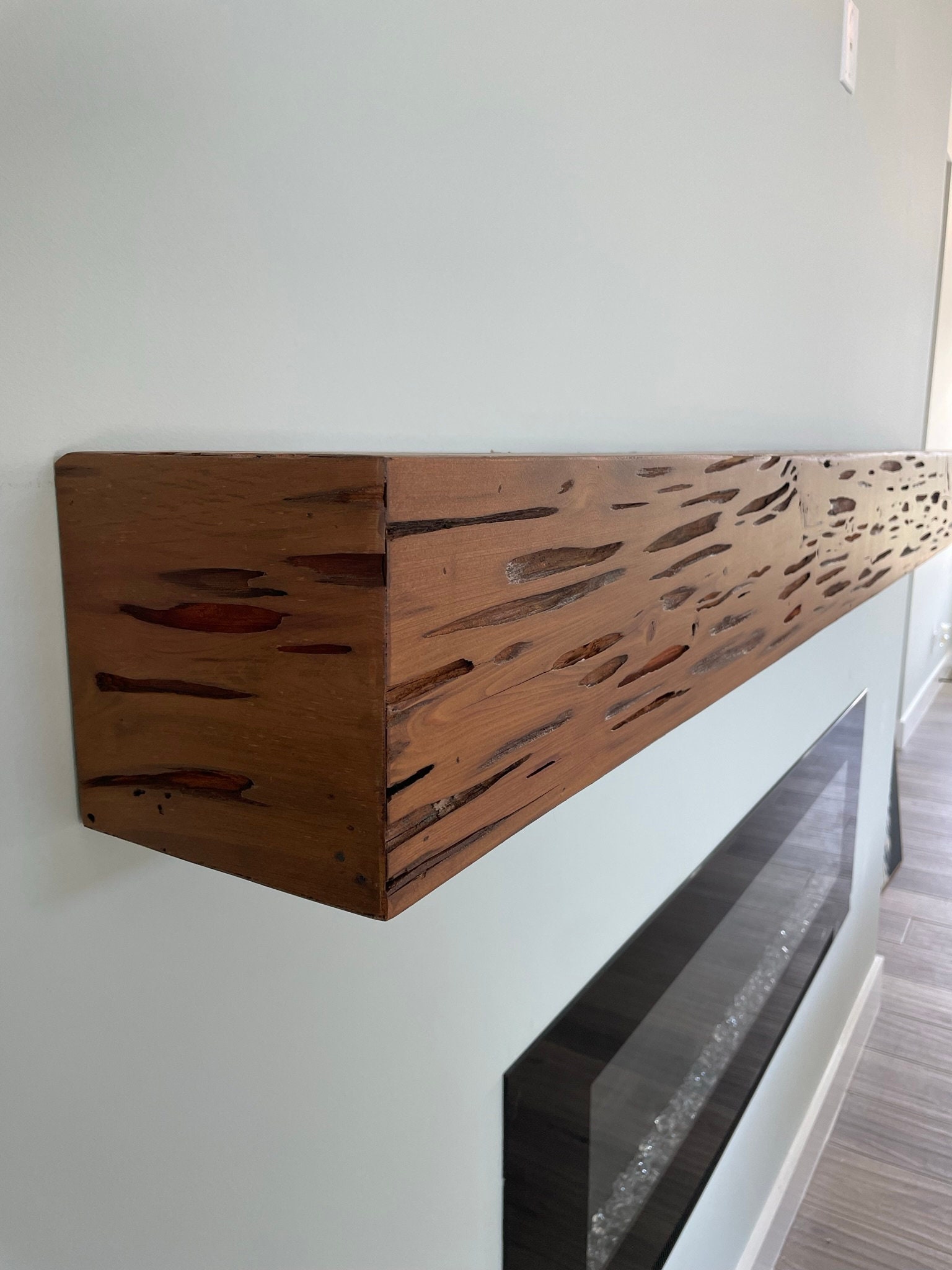 Rustic Cypress Mantel - Etsy