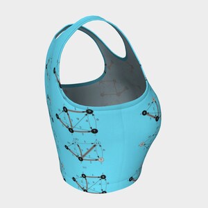 Dijkstras Algorithm Graph Crop Tank Top Sports Bra Handmade High ...