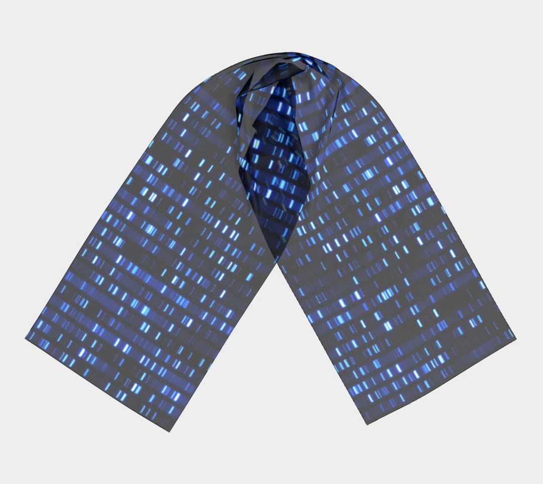 DNA Electrophoresis Scarf Medical Biology Nurse Fashion Accessory High ...