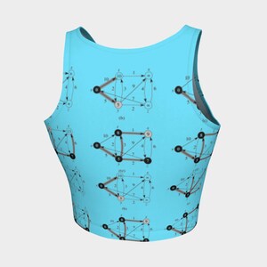 Dijkstras Algorithm Graph Crop Tank Top Sports Bra Handmade High ...
