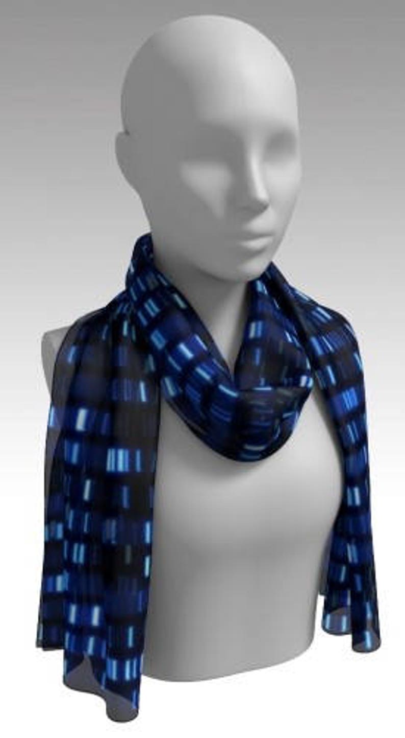 DNA Electrophoresis Scarf Medical Biology Nurse Fashion Accessory High ...
