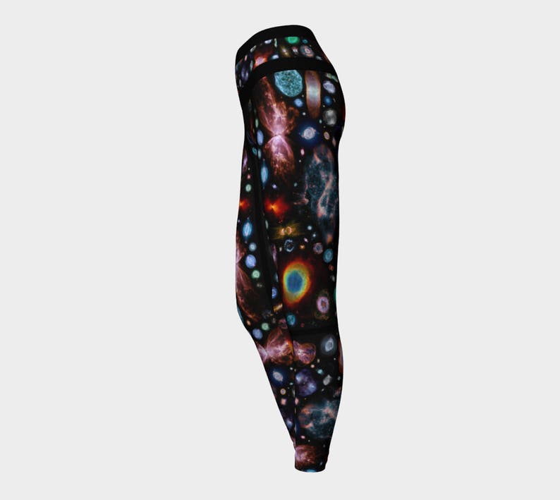 Nebula Space Leggings, Art Printed Science Theme Pants, Galaxy NASA ...